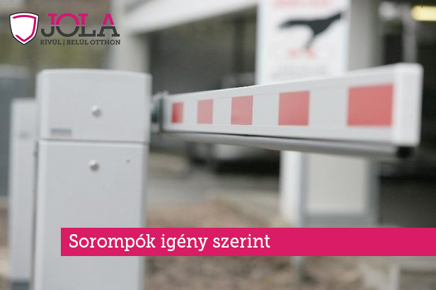 Sorompó - Gyors, erős és masszív a JOLA sorompó